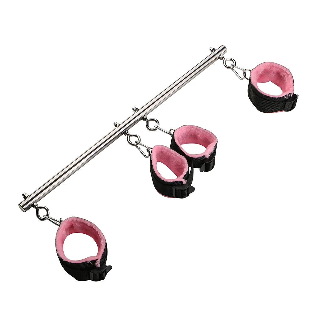 50 Shades of Pleasure Adjustable Spreader Bar Detachable Cuffs | Versa ...